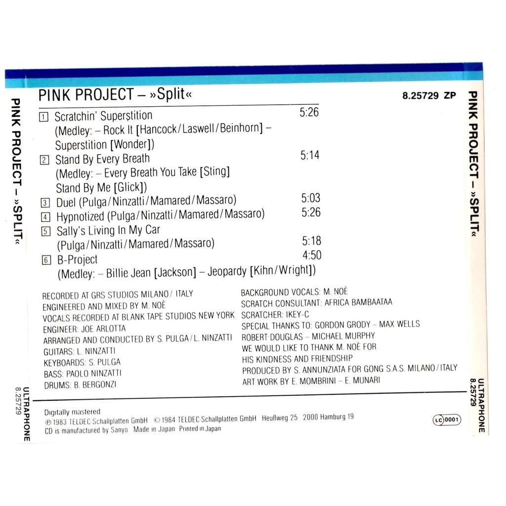 Split by Pink Project, CD with pit62 - Ref:118226460