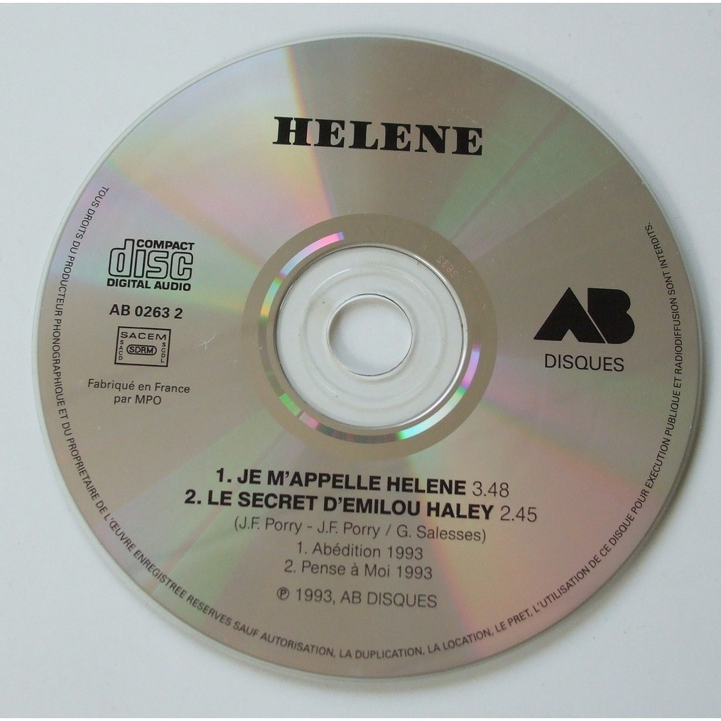 Je m'appelle hélène by Hélène, CDS with dom88 - Ref:118247498