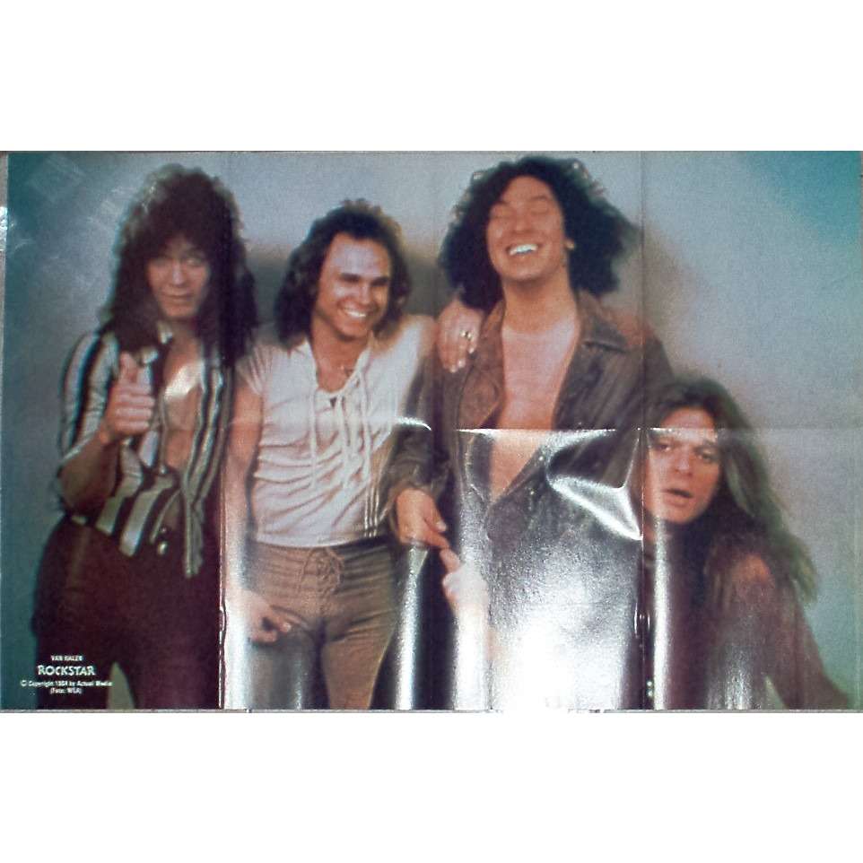 Van halen (italian 1984 promo poster from rockstar magazine) by Van ...