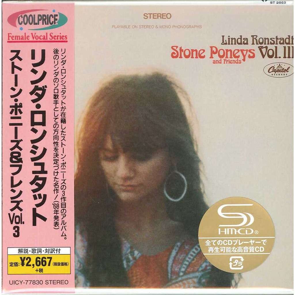 Vol. iii (japan remastered 10 trakcs cd) de Linda Ronstadt Stone Poneys ...