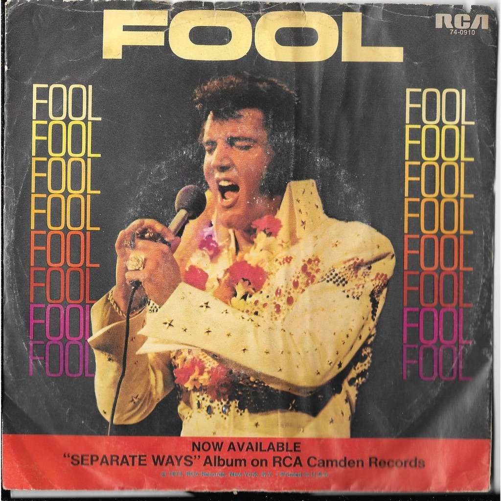 Fool de Elvis Presley, SP chez romeotiti - Ref:118373515