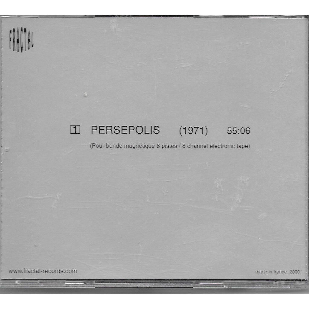 Persepolis - Iannis Xenakis - ( CD ) - セラー： louviers - Id:118376244