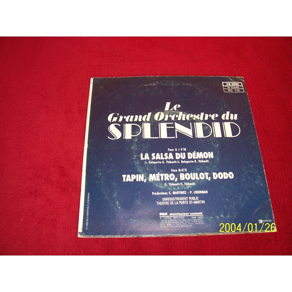 La salsa du démon - tapin,metro,boulot,dodo de Le Grand Orchestre Du ...