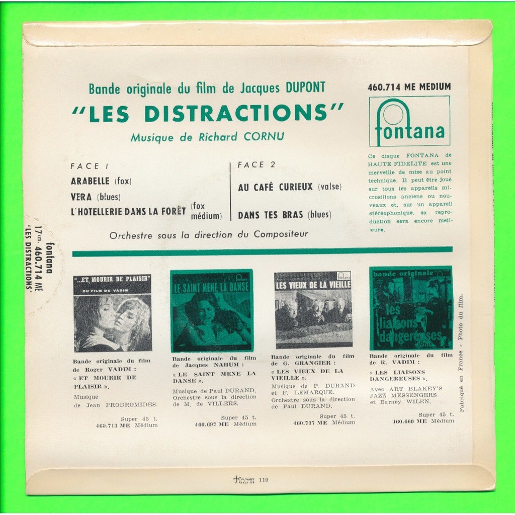Les distractions by Richard Cornu, EP with neil93 - Ref:113875825