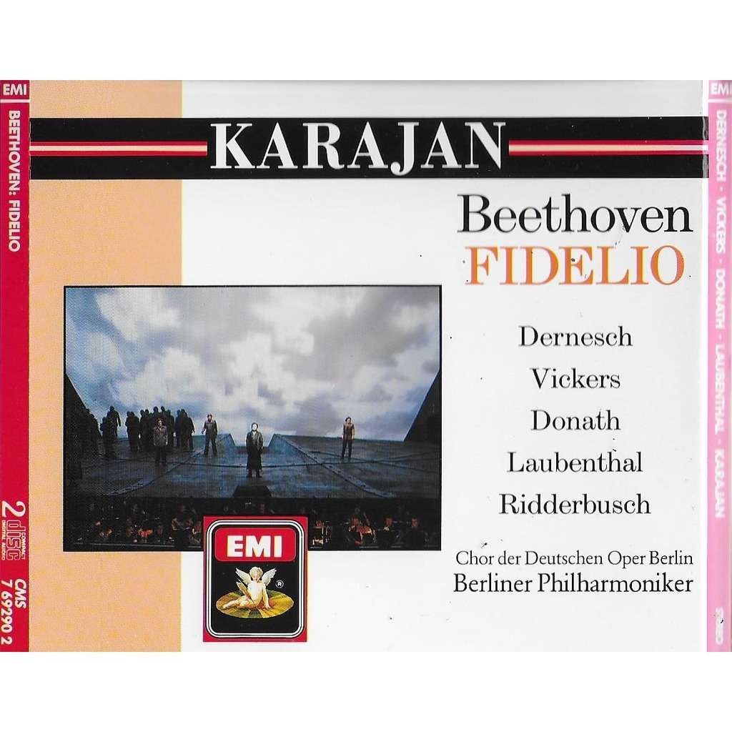 Ludwig van beethoven : fidelio by Karajan , José Van Dam , Dernesch, Vickers, Donath, CD box ...