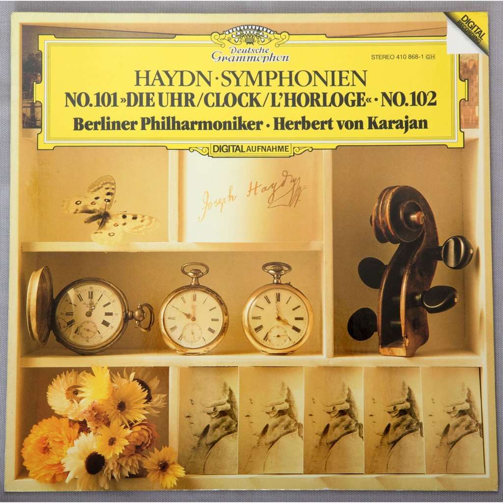 Haydn symphonies n°101 & 102 by Herbert Von Karajan, LP with dynamic-records - Ref:118530758