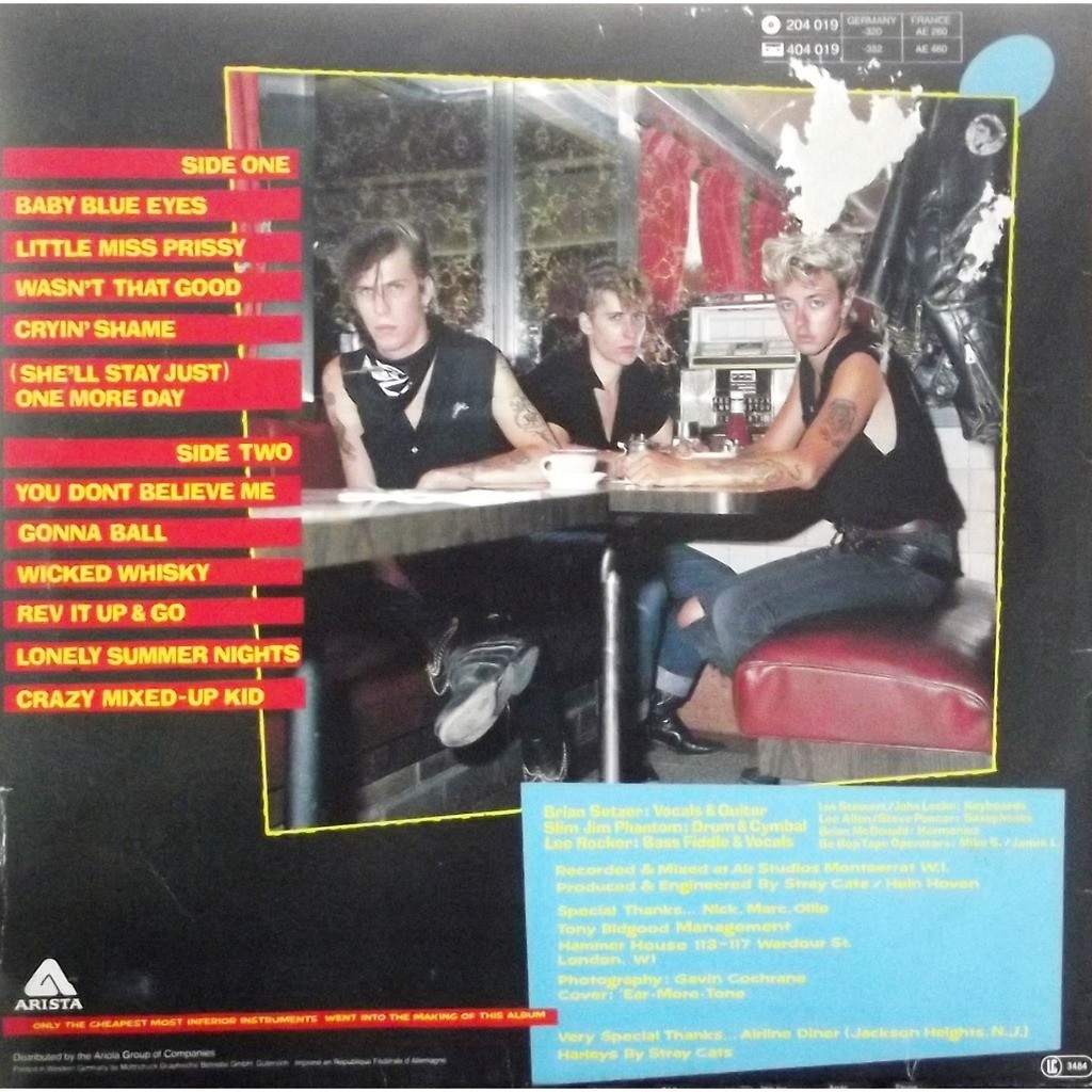 Gonna ball by Stray Cats, LP with vinyl59 - Ref:118538032