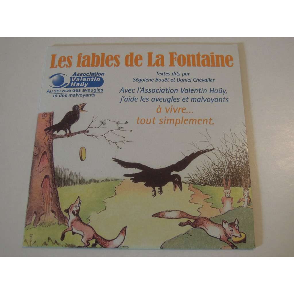 Les fables de la fontaine de Ségolène Boüet, Daniel Chevalier, CD chez ...