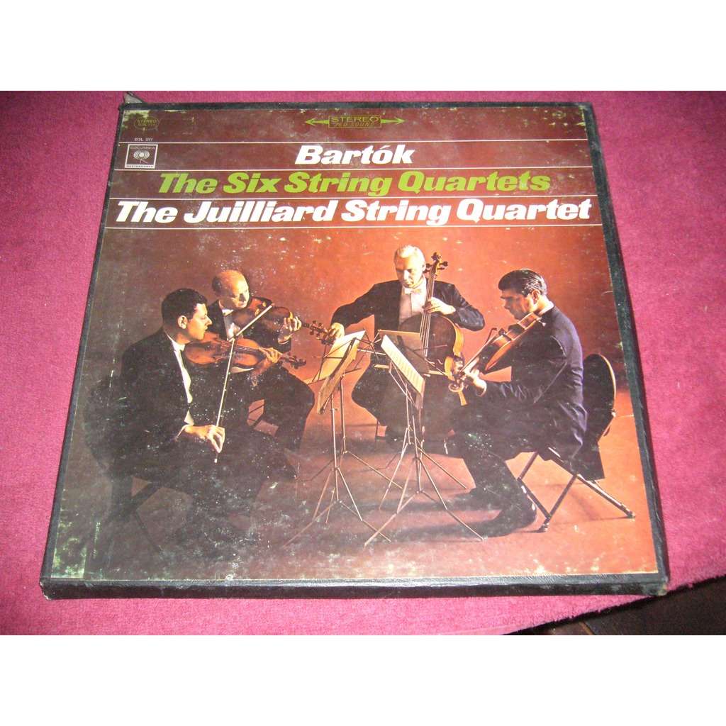 The six string quartets box 3xlp - Bartok/The Juilliard String Quartets - ( LP箱入りセット ) - セラー： a ...