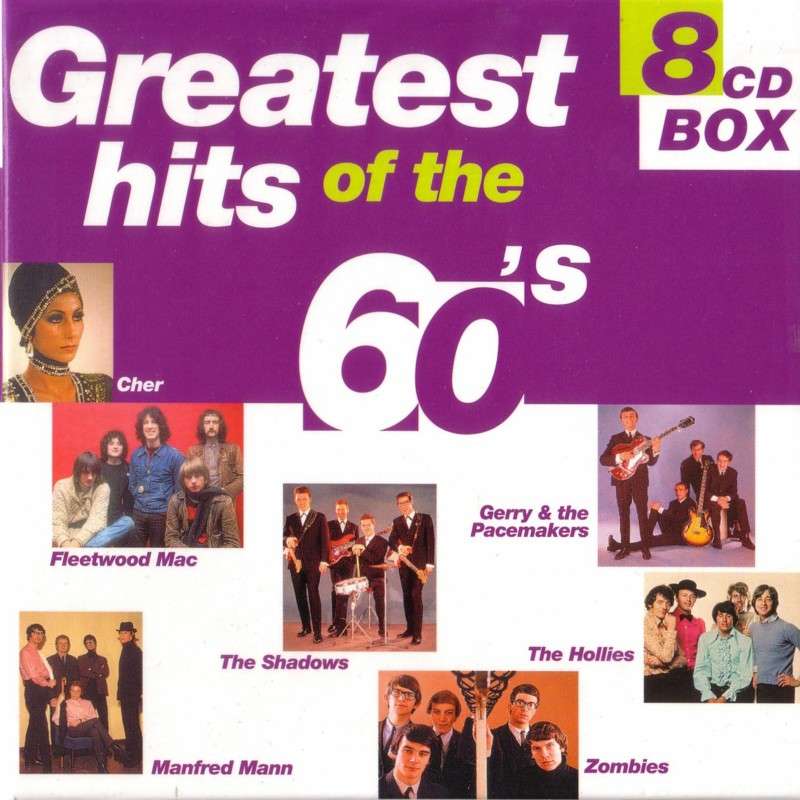 8 cd box by Greatest Hits Of 60'S, CD box with diska51 - Ref:118721693