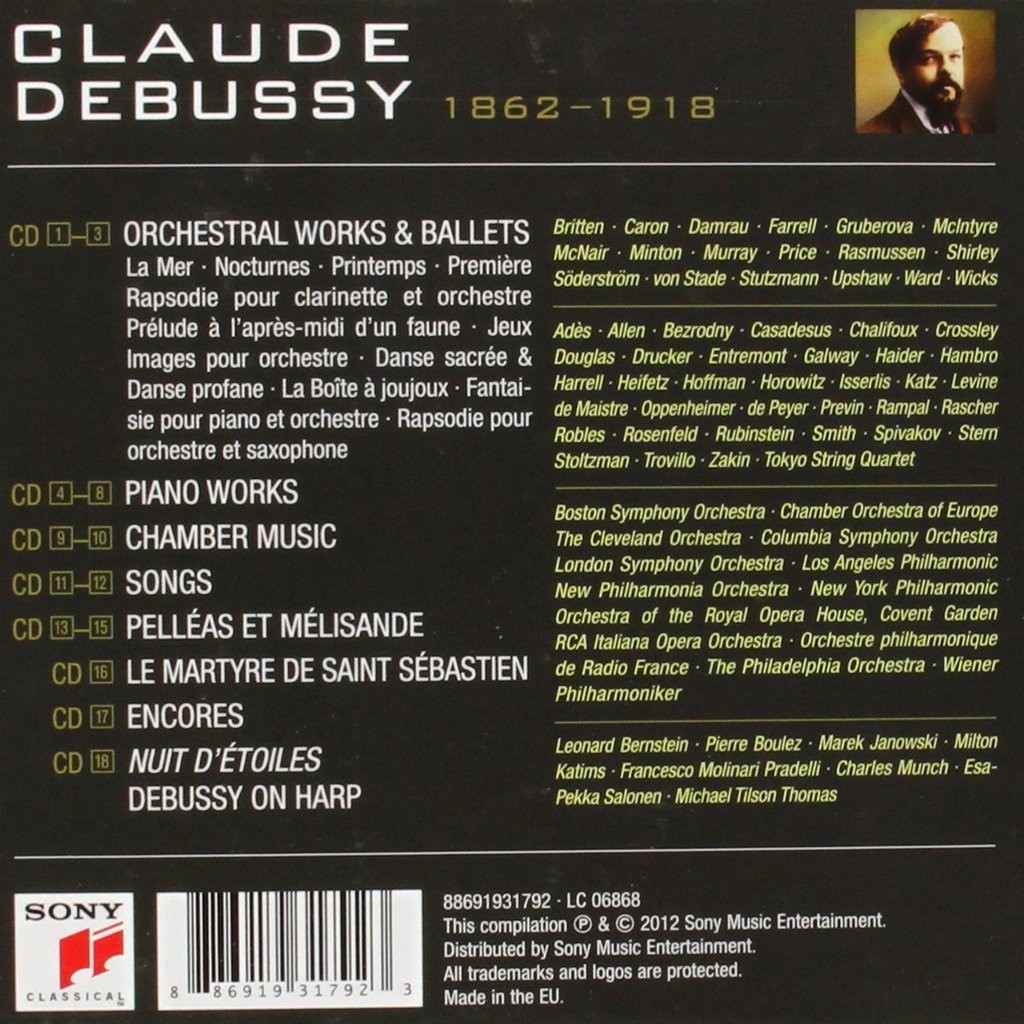 The claude debussy collection / various artists - Debussy, Claude ...