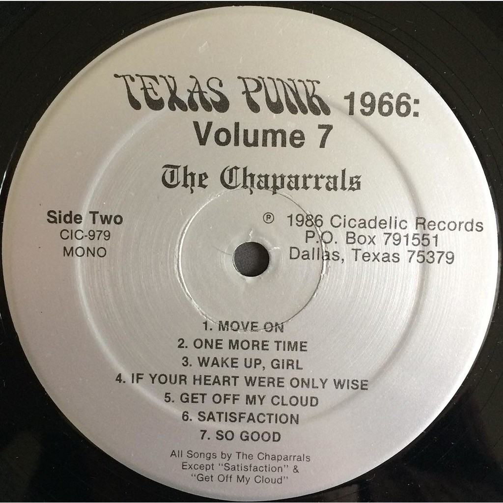 Texas punk 1966: vol. 7 de The Briks The Chaparrals, 33T chez sasham67 ...