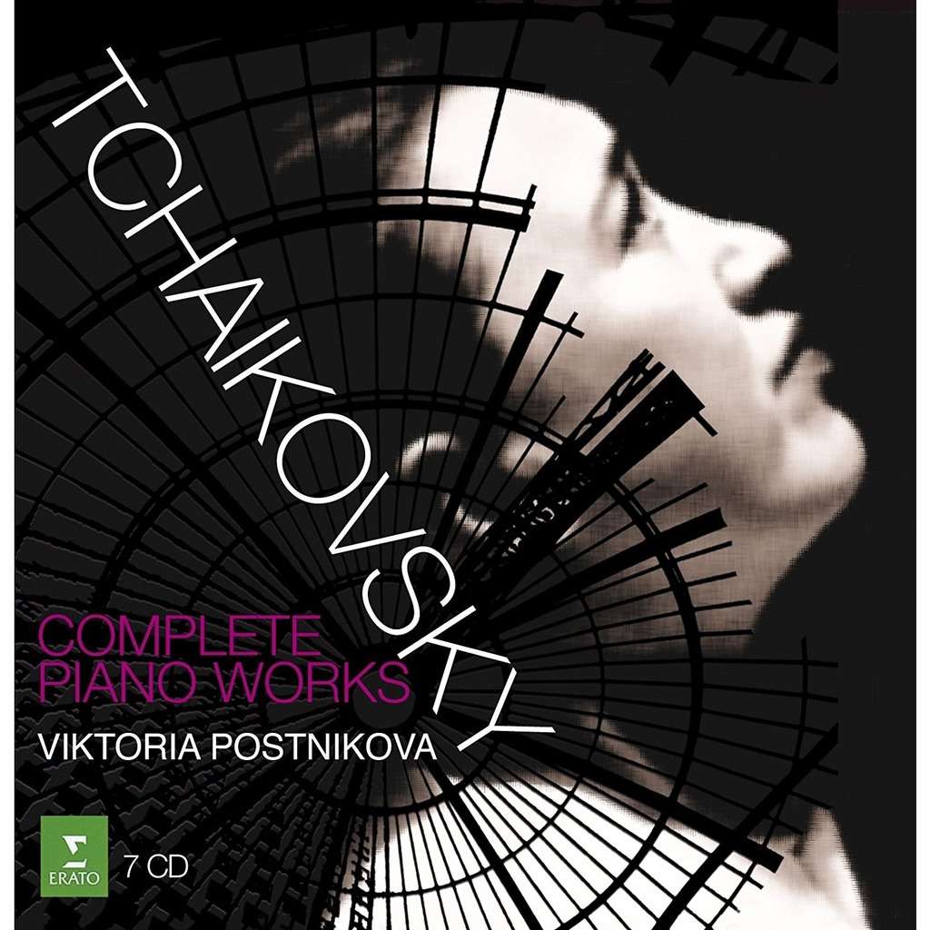 Complete piano works / viktoria postnikova by Tchaikovsky, Pyotr Ilyich, CD x 7 with melomaan ...
