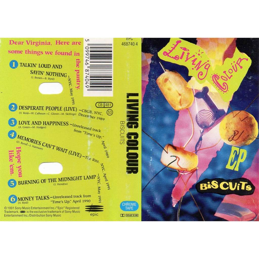 Biscuits by Living Colour, Tape with ninondisque - Ref:118876478