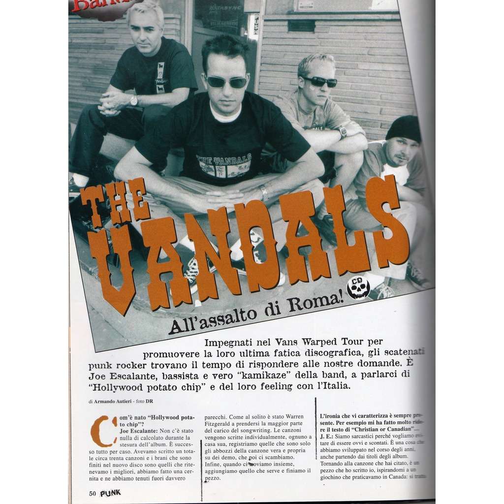 Punk (n.20 2004) (italian 2004 punk music magazine!!) de The Vandals ...