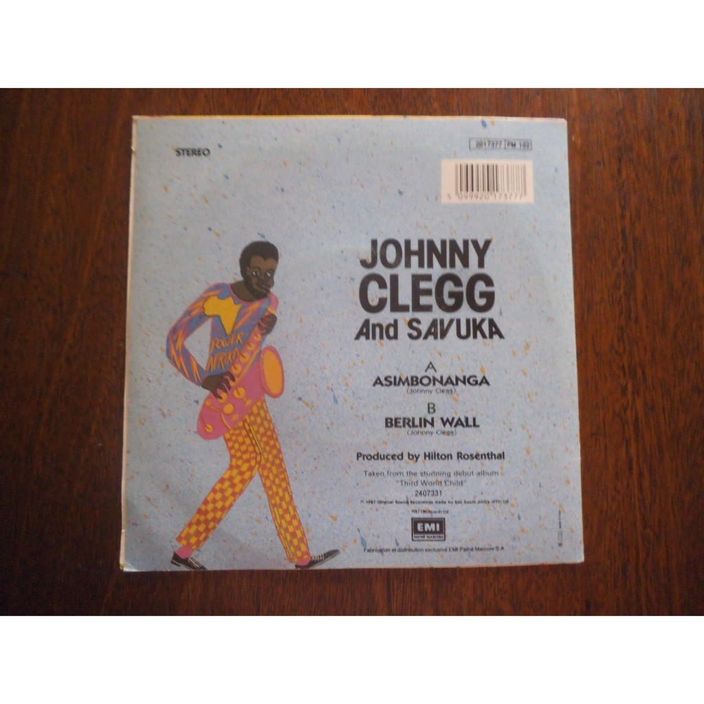 Asimbonanga de Johnny Clegg And Savuka, SP chez valou02 - Ref:118946785