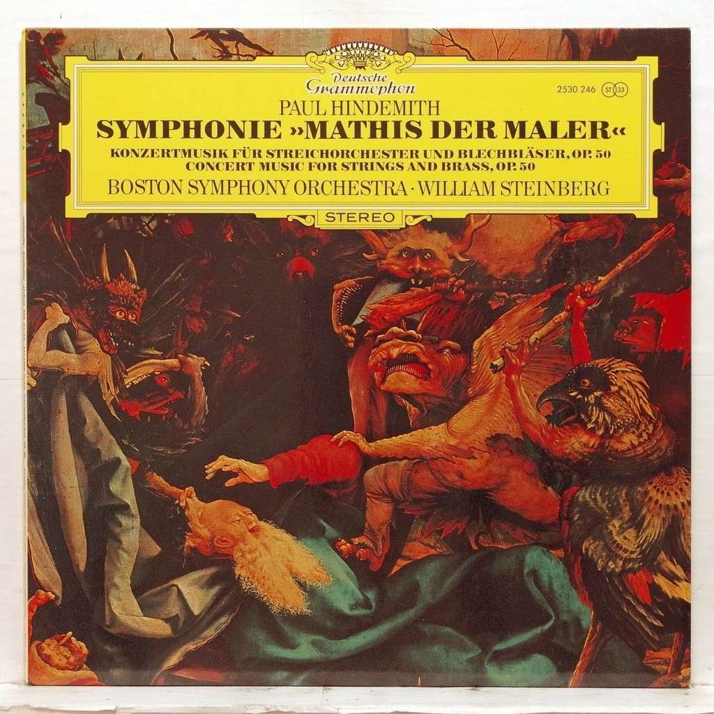 Hindemith : symphony #mathis der maler# by William Steinberg, LP with ...
