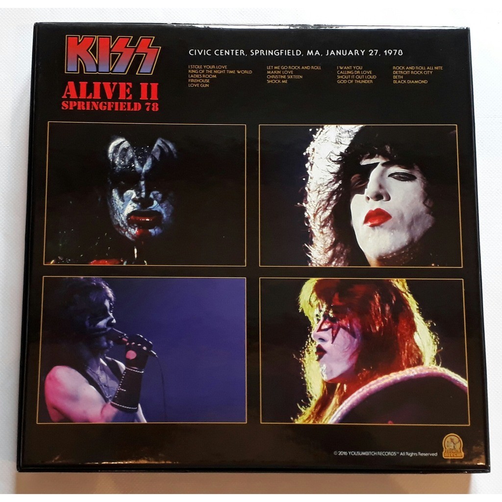 Alive 2-limited édition box-4lp pioc-disc/poster/book/photos-holland ...