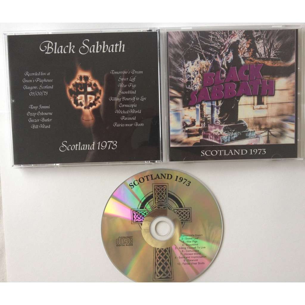Scotland 1973 by Black Sabbath, CD with galaxysounds - Ref:1511034193