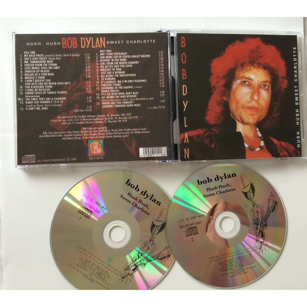 Hush hush sweet charlotte de Bob Dylan, CD con galaxysounds - Ref:1511034362