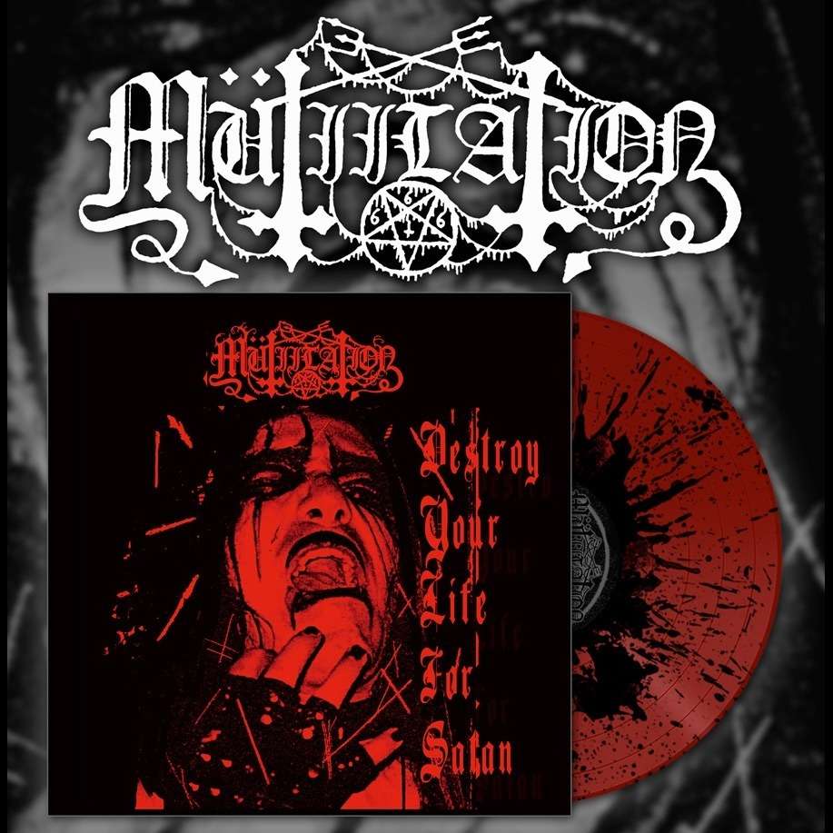 MUTIILATION destroy your life for satan. splatter vinyl, 25 CM en vente ...