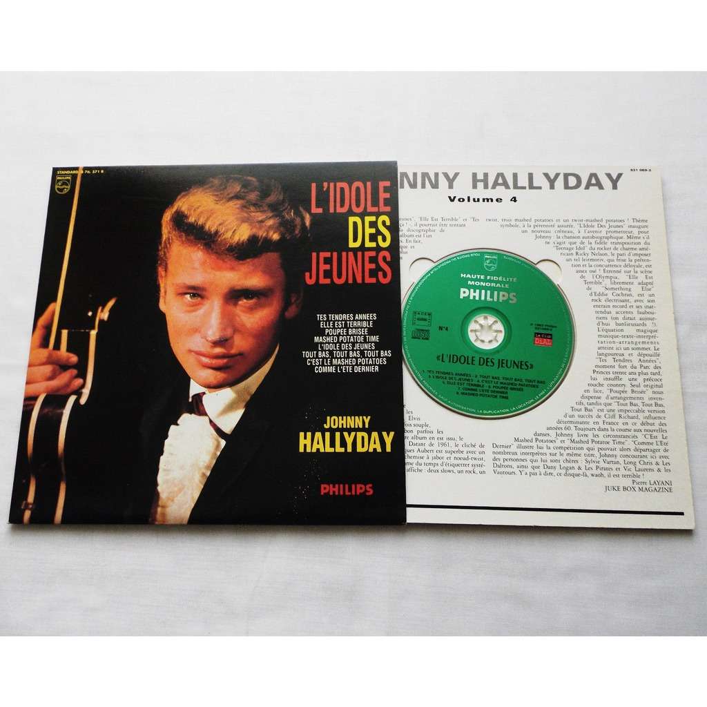 1 cd 25 cm france 1996 l'idole des jeunes de Johnny Hallyday, CD chez ...