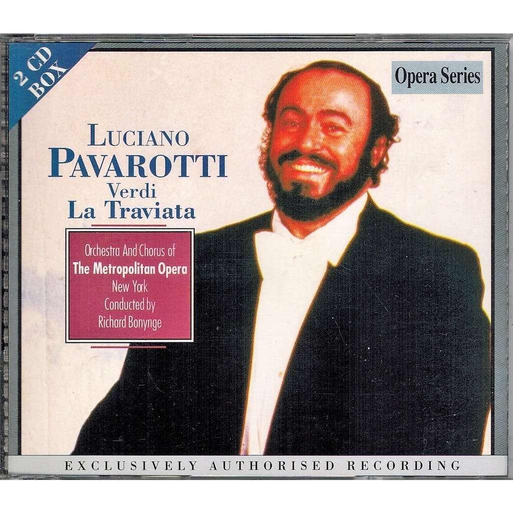 La traviata / richard bonynge, metropolitan opera orchestra, joan sutherland, luciano pavarotti ...