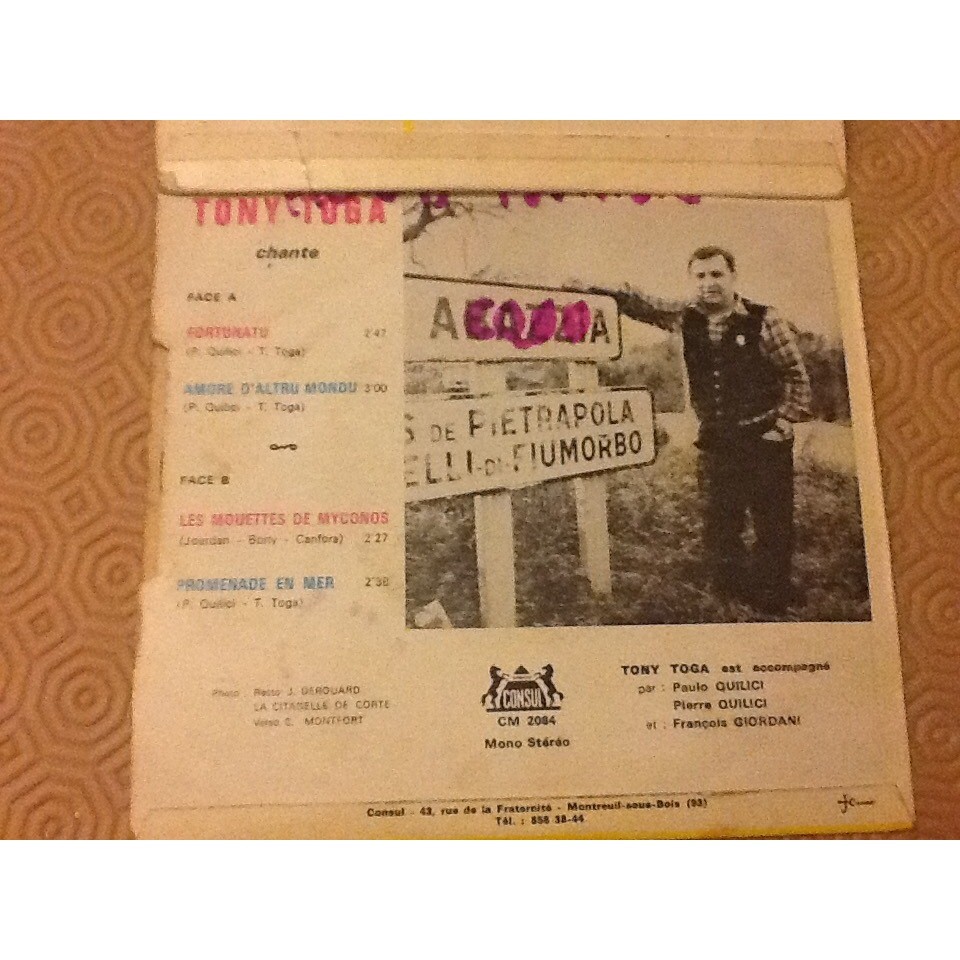 Les mouettes de myconos. - fortunatu de Tony Toga, EP chez rockinjazz ...