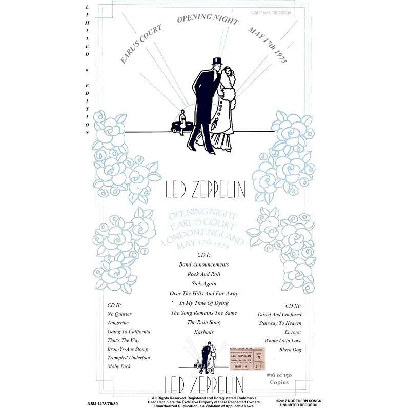 Live At Earl S Court Complete May 1975 Ltd 18 Cd By Led Zeppelin Cd