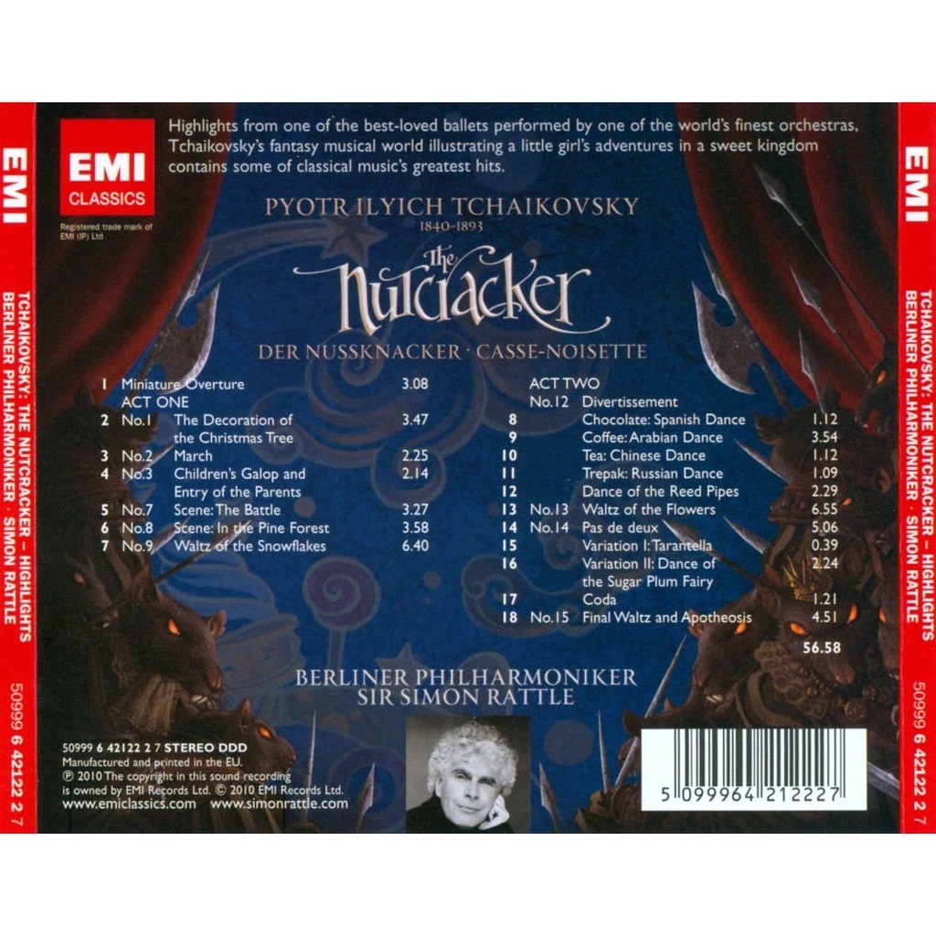 Nutcracker (highlights) / simon rattle, berlin philharmonic orchestra ...