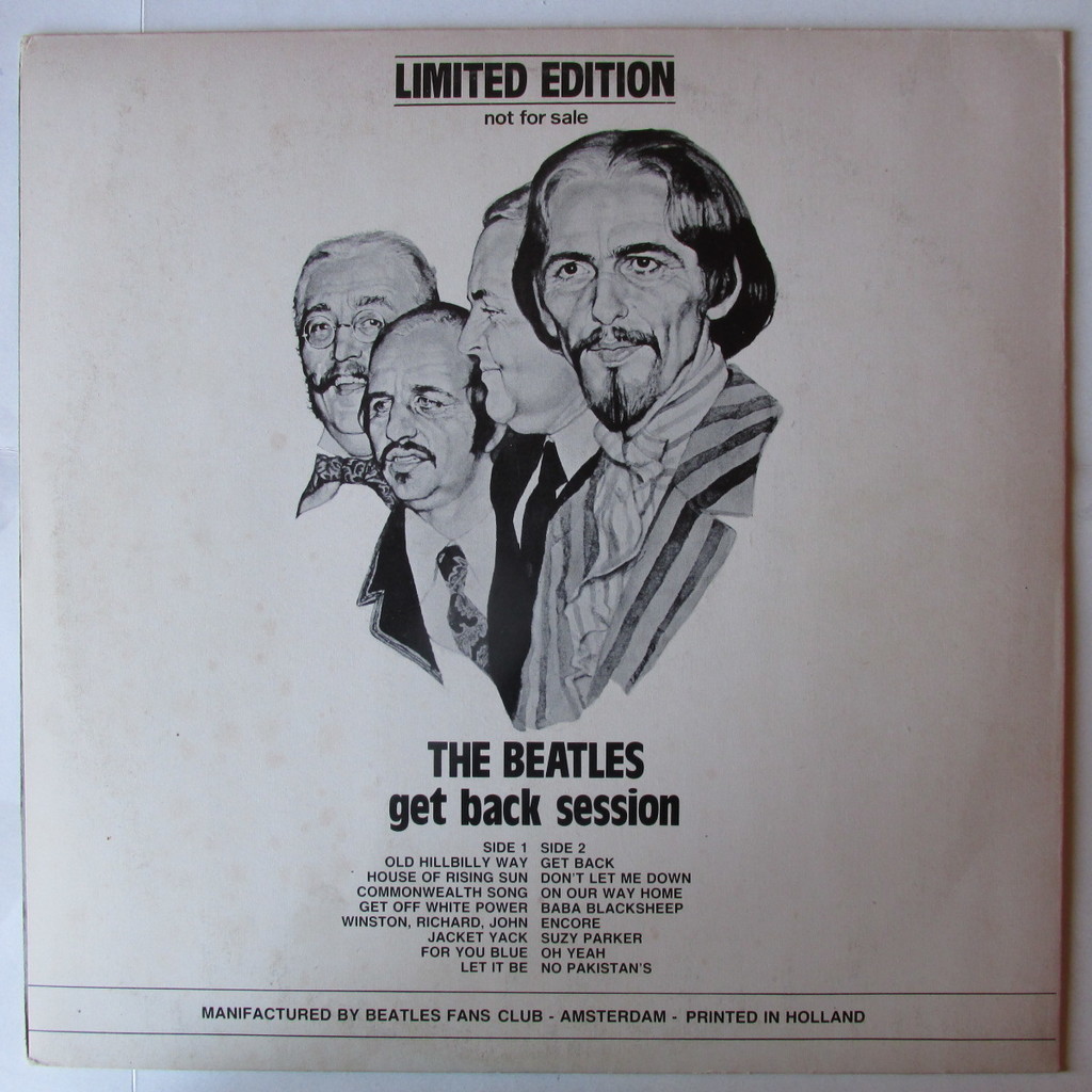 Get back session by The Beatles, LP with rockground - Ref:119073795