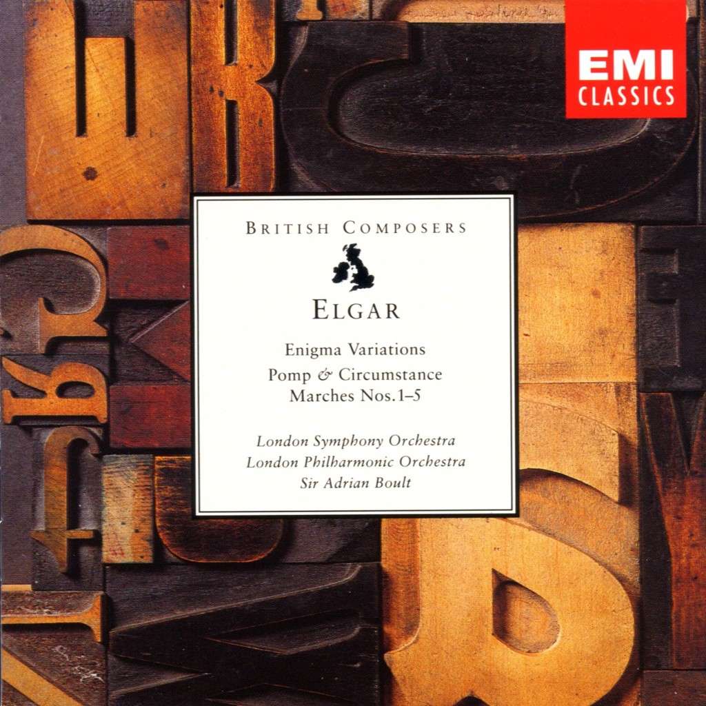 Enigma variations; pomp & circumstance marches 1-5 / london so, london po, adrian boult - Elgar ...