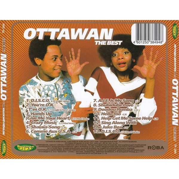 The best by Ottawan, CD with techtone11 - Ref:119114280