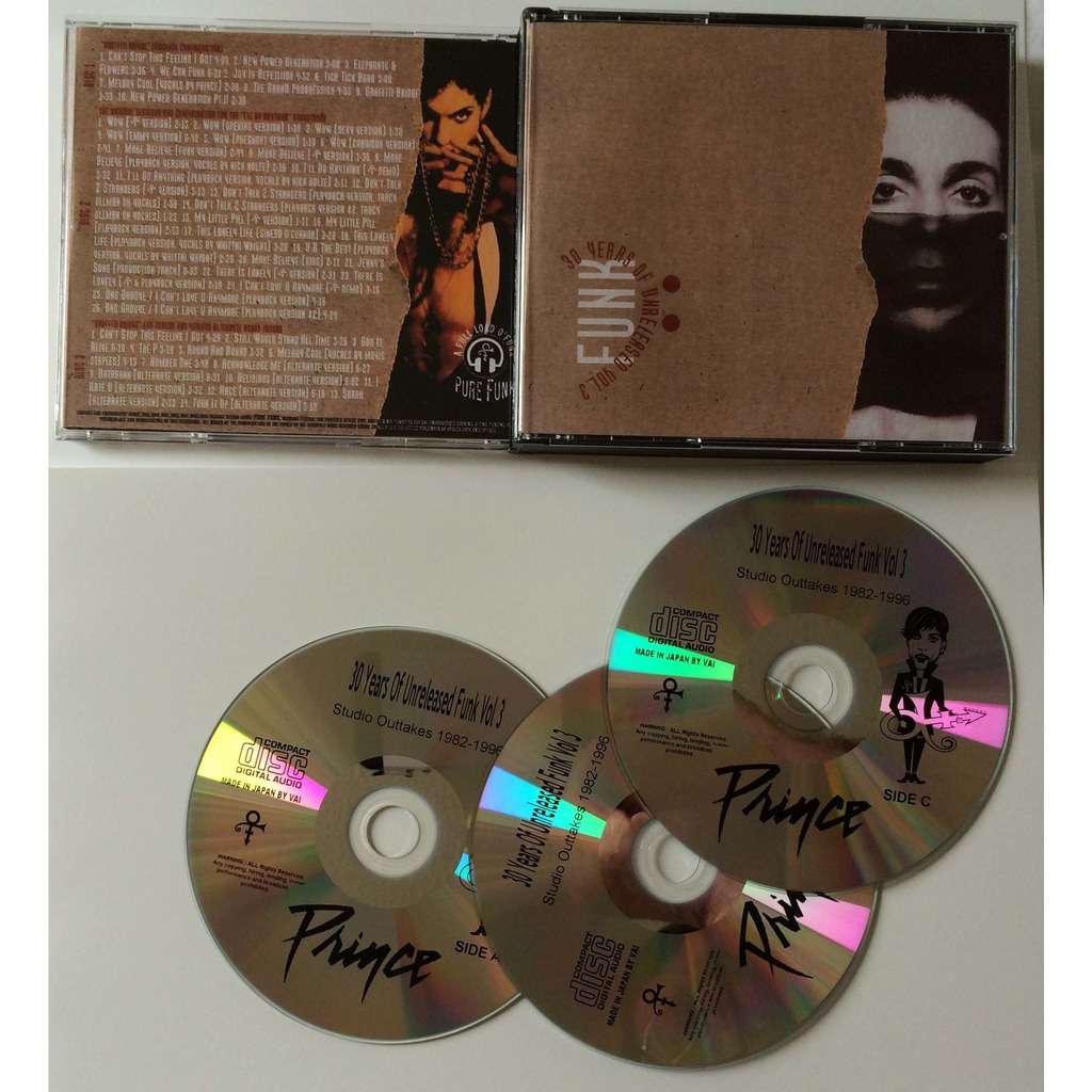 30 years of unreleased funk vol 3 by Prince, CD with galaxysounds - Ref ...