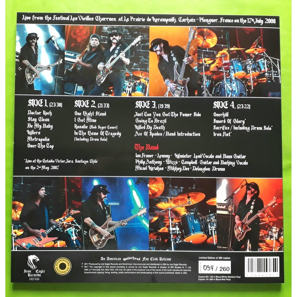 Motorhead-(limited edition)(2lp gray splash vinyl)(original)(2017)(us ...