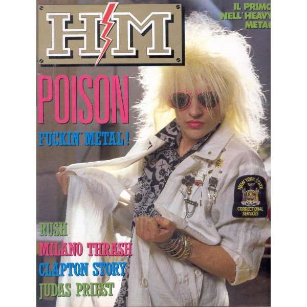 H/m (year iii n.45) (italian 1988 poison front cover magazine) de ...