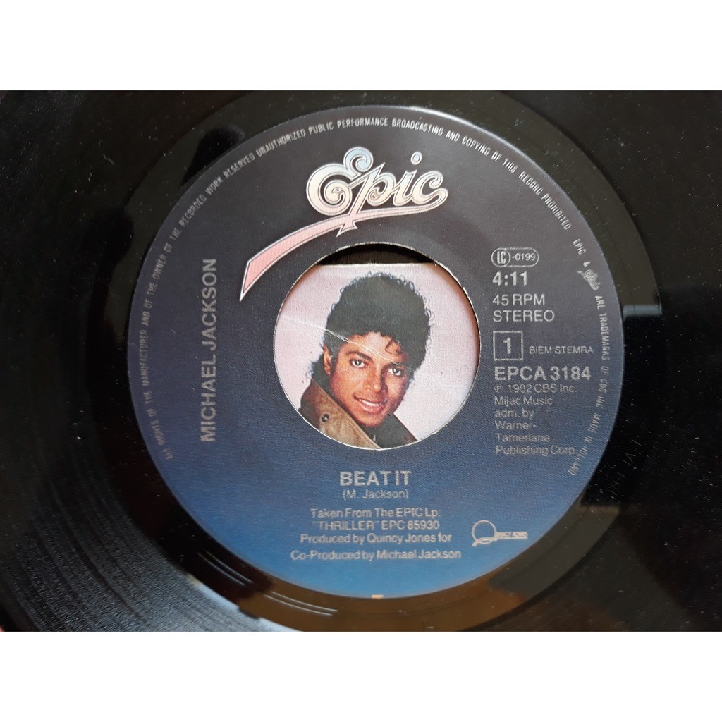 Michael jackson - beat it (7, single) de Michael Jackson - Beat It (7 ...