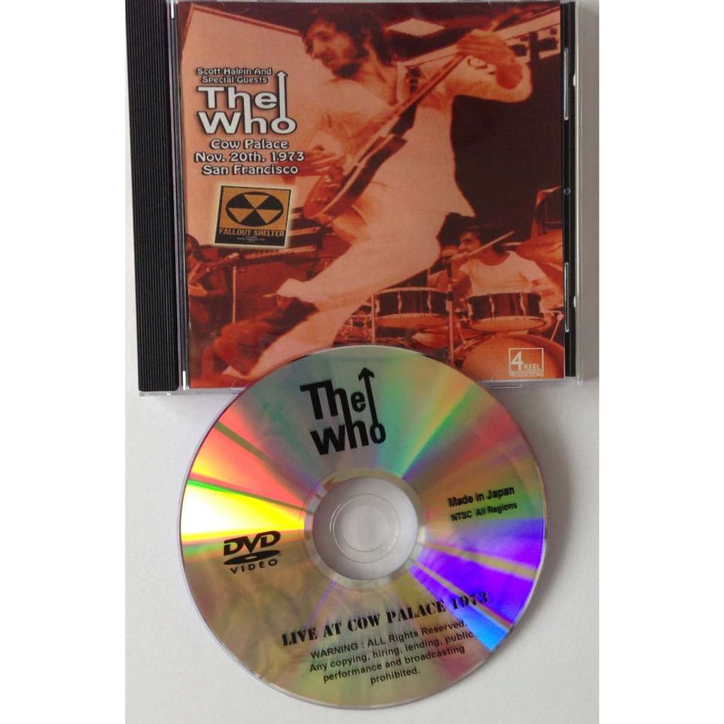 Cow palace 1973 by Who, DVD with galaxysounds - Ref:1511042130