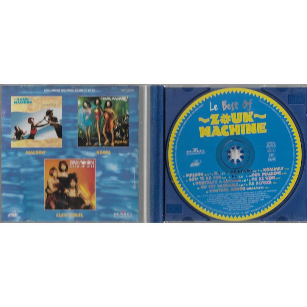 Le best of de Zouk Machine, CD chez libertemusic - Ref:119259299