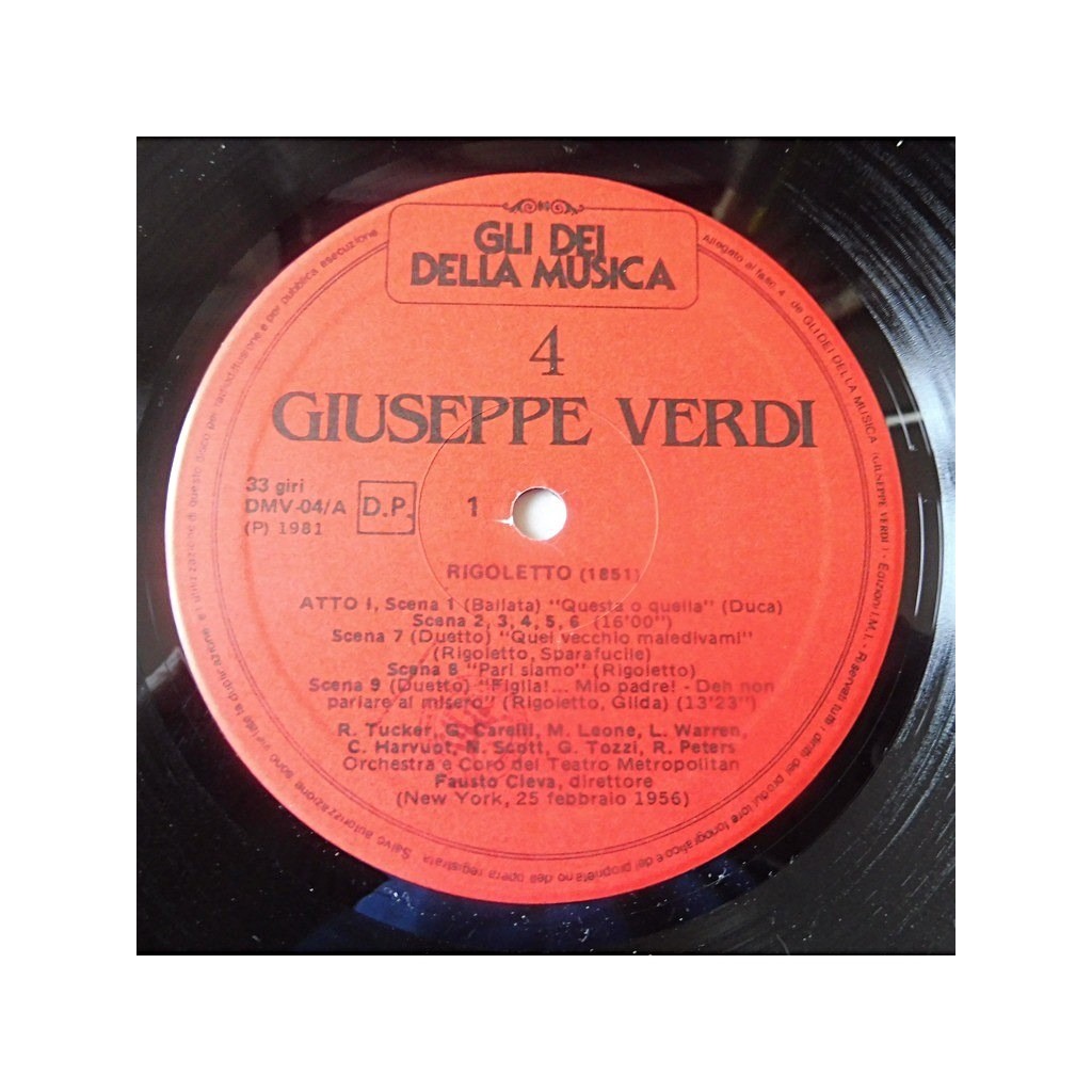 Verdi : rigoletto - cleva, metropolitan new york, warren, tucker ...