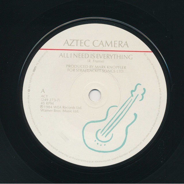 All i need is everything - jump by Aztec Camera - ( Mark Knopfler ), SP ...
