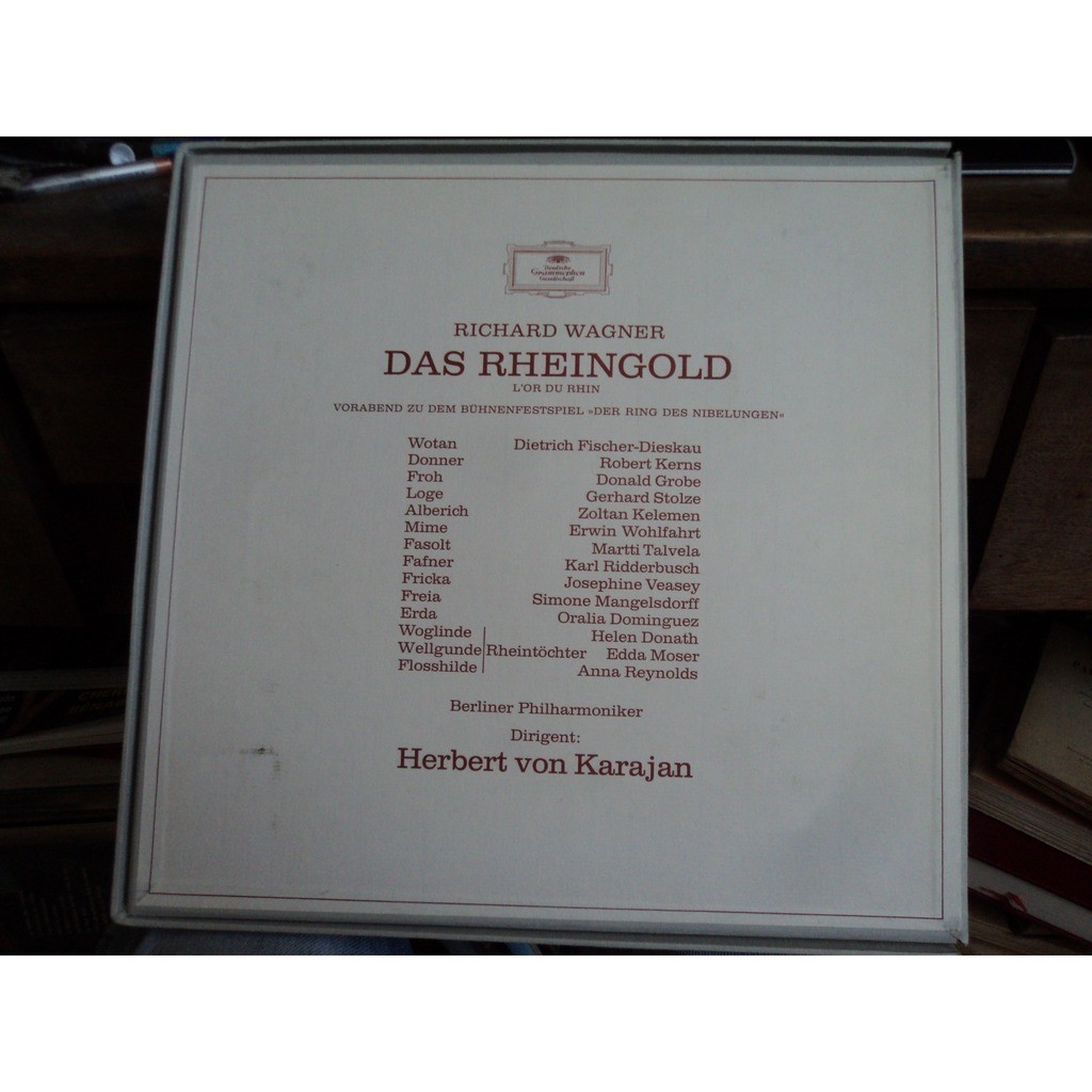 Wagner das rheingold karajan de Wagner Das Rheingold Karajan, Pack 33 1 ...
