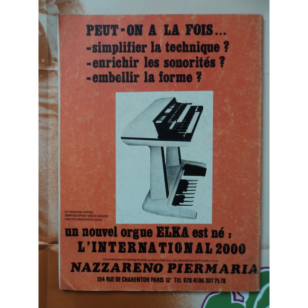 Extra magazine 1972 no 14 avec poster george harrison ( dégrafé) by ...