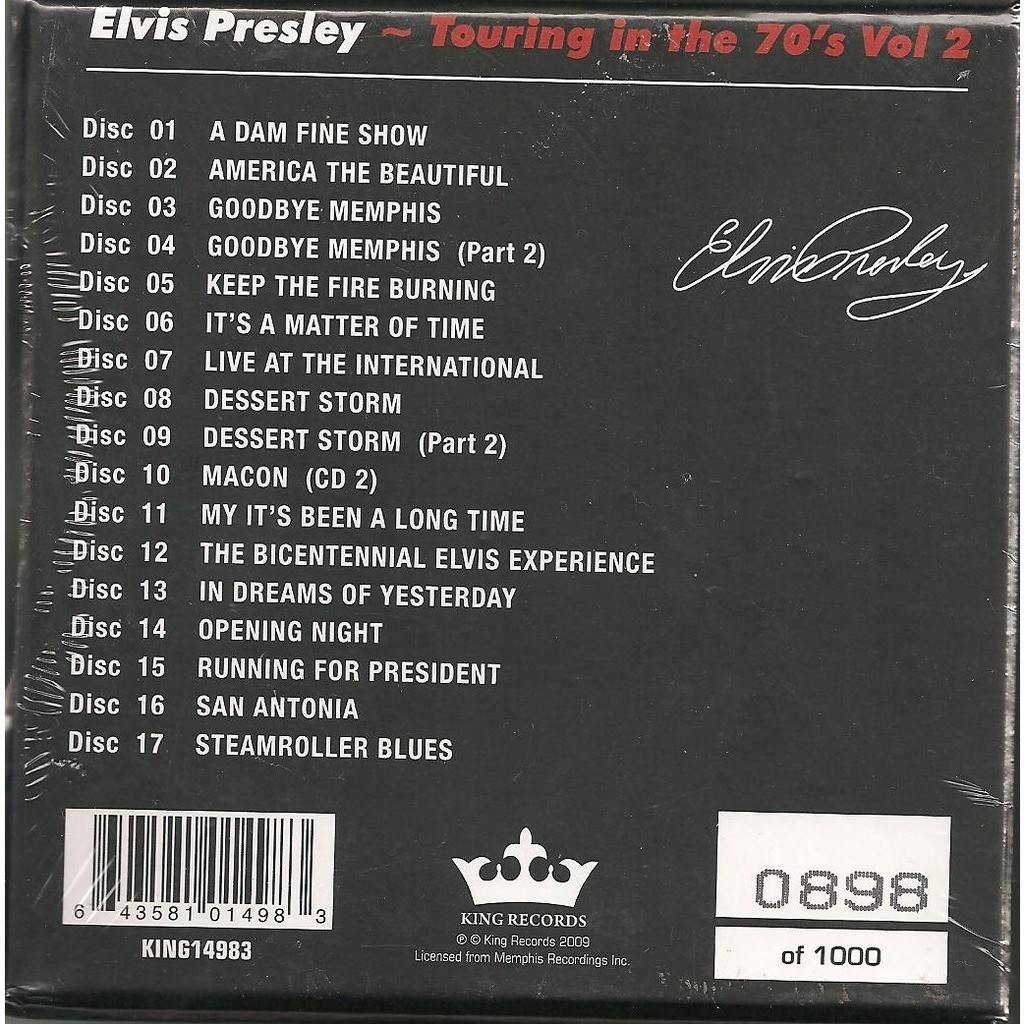 17 cd box set touring the 70's vol.2 box set 17 unreleased soundboard ...