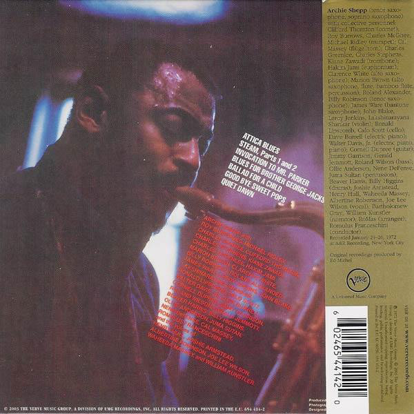 Attica blues by Archie Shepp, CD with flaming - Ref:25407950