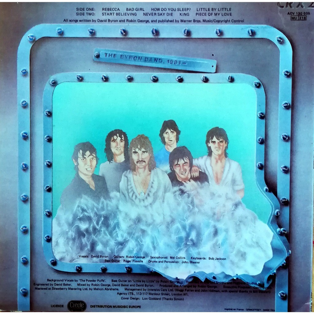 On the rocks by The Byron Band (David Byron), LP with vendisc33 - Ref ...