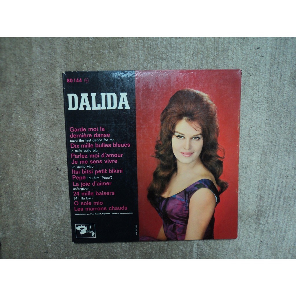 Garde moi la dernière danse (poster) de Dalida, 25 cm chez billidede ...
