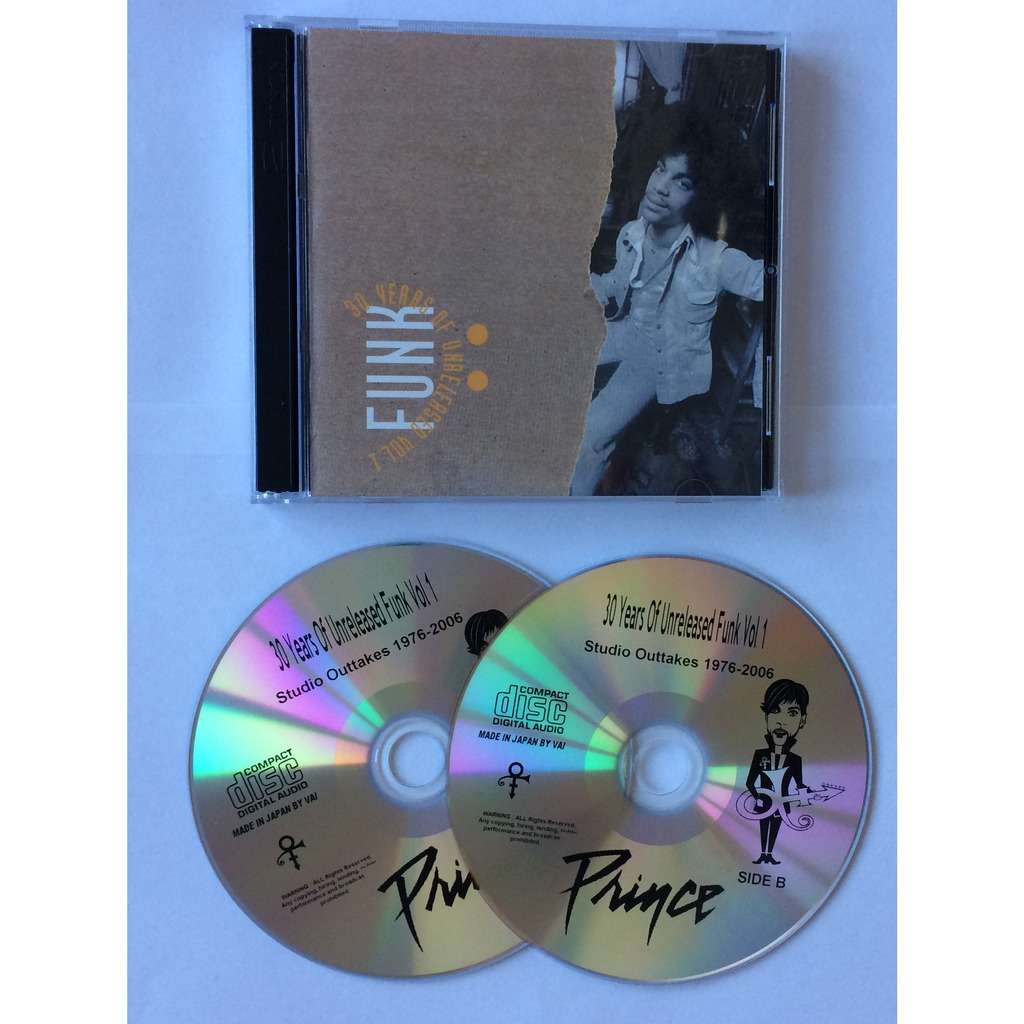 30 years of unreleased funk vol 1 de Prince, CD chez galaxysounds - Ref ...