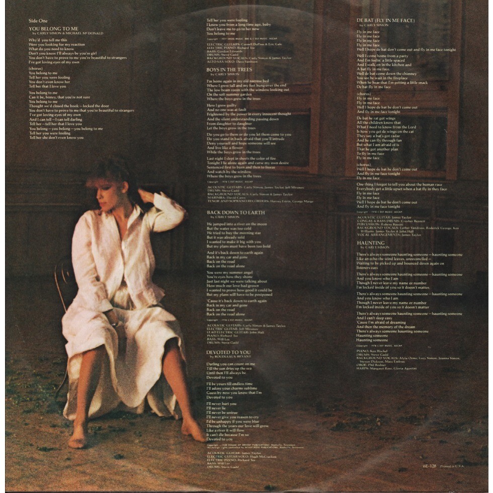 Boys in the trees - Carly Simon - ( LP Gatefold ) - 売り手： grigo - Id ...