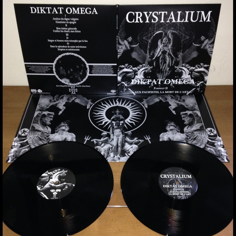 CRYSTALIUM diktat omega. black vinyl, DOUBLE LP GATEFOLD for sale on ...